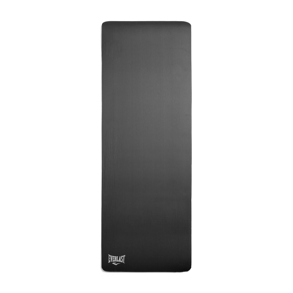 Black Exercise Mat, 183cm x 61cm x 15mm | Everlast Australia