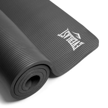 Black Exercise Mat, 183cm x 61cm x 15mm | Everlast Australia