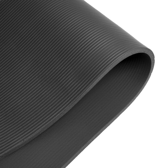 Black Exercise Mat, 183cm x 61cm x 15mm | Everlast Australia